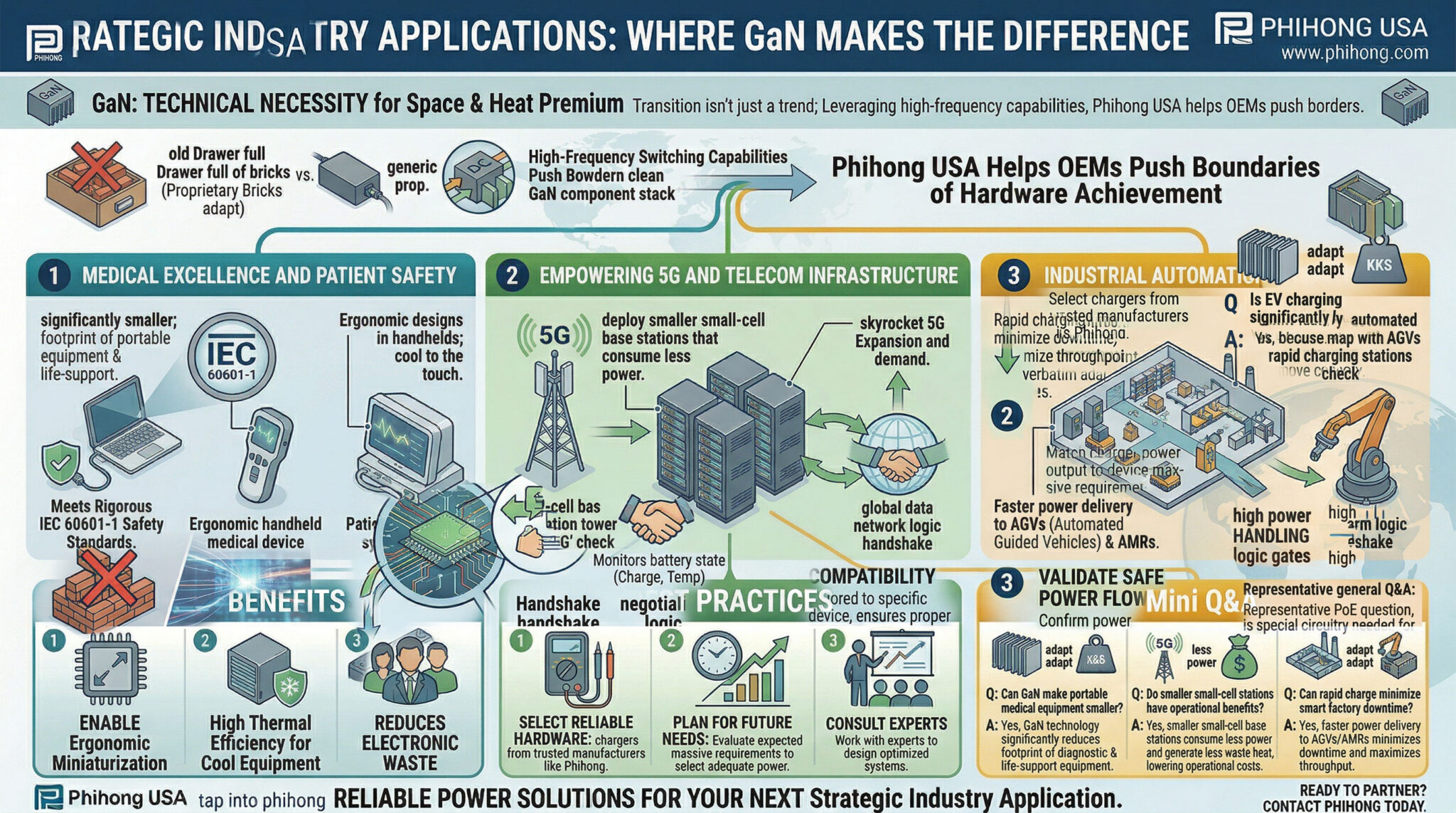 Top 5 GaN Power Device Manufacturers | OEM Power Solutions