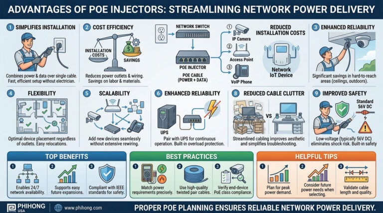 Introduction to PoE Injectors: A Beginner’s Guide to PoE Solutions