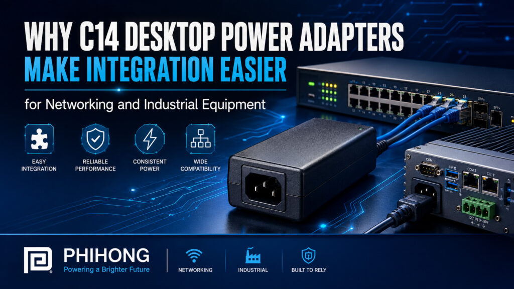 C14 Desktop Power Adapters for OEM Device Integration | Phihong