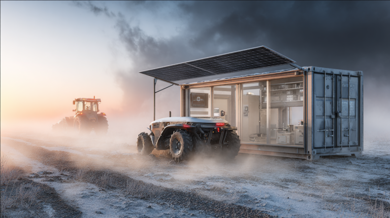 Field Robot Docking Station for -20 °C to +50 °C Reliability